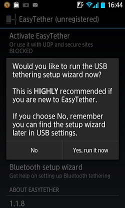 MVNOでもテザリングできるアプリ｜EasyTetherを使ってみる