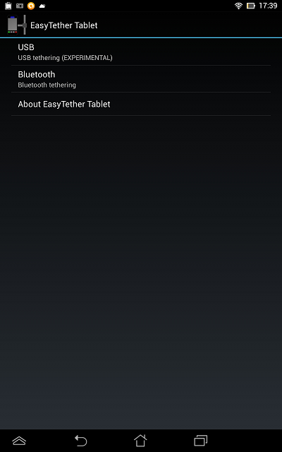 EasyTetherでタブレット接続｜Bluetoothテザリングの設定